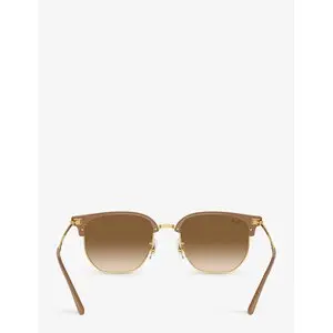 Ray-ban Irregular-frame Crystal Sunglasses - Tan