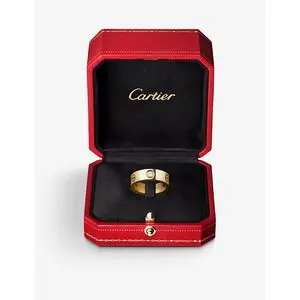 Cartier Love 18ct Yellow-gold And 3 Diamond Ring - One-color