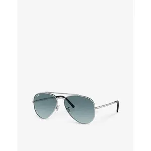 Ray-ban Rb3625 Aviator Sunglasses - Silver
