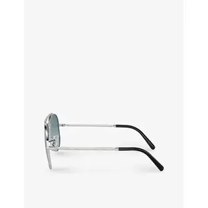 Ray-ban Rb3625 Aviator Sunglasses - Silver
