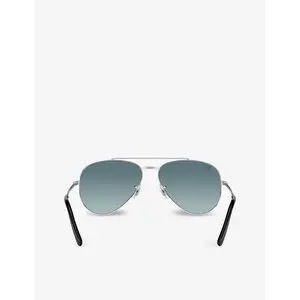 Ray-ban Rb3625 Aviator Sunglasses - Silver
