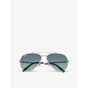 Ray-ban Rb3625 Aviator Sunglasses - Silver