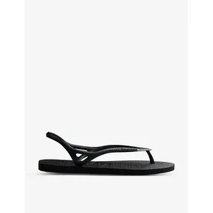 Havaianas Sunny Ii Slingback Rubber Sandals - Black