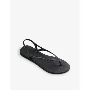 Havaianas Sunny Ii Slingback Rubber Sandals - Black
