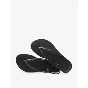 Havaianas Sunny Ii Slingback Rubber Sandals - Black