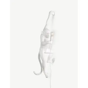 SELETTI Hanging Monkey Resin Lamp 37cm - One-color