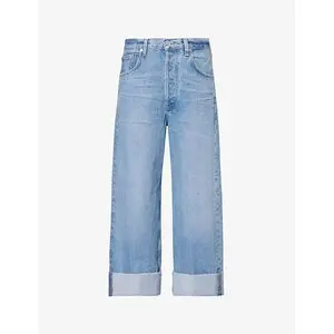 Citizens Of Humanity Ayla Baggy Wide-leg High-rise Jeans