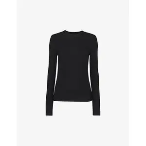 Whistles Essential Round-neck Stretch-woven Sweatshirt
