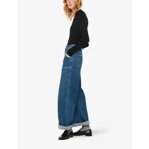 Whistles Essential Round-neck Stretch-woven Sweatshirt
