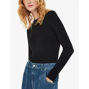 Whistles Essential Round-neck Stretch-woven Sweatshirt