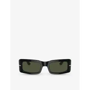 Persol Rectangle-frame Sunglasses - Black