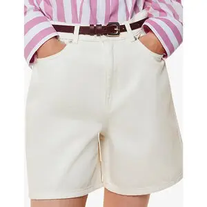 Whistles Patch-pocket Regular-fit Denim Shorts