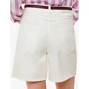 Whistles Patch-pocket Regular-fit Denim Shorts
