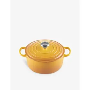 LE CREUSET Signature Round Cast-iron Casserole Dish 28cm 24cm Nectar