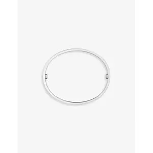 Cartier Love Brushed Bracelet - White Gold