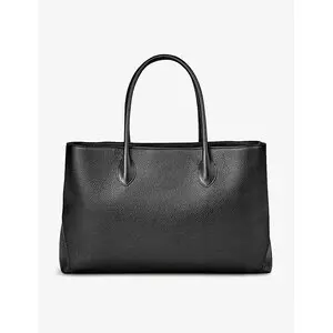 ASPINAL OF LONDON Large Leather Tote Bag - Black