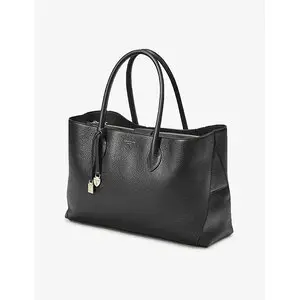 ASPINAL OF LONDON Large Leather Tote Bag - Black