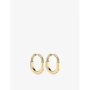Tiffany & Co. Lock 18ct And Diamond Earrings - Yellow Gold
