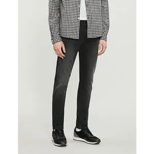 7 For All Mankind Slimmy Tapered Jeans - Washed Black
