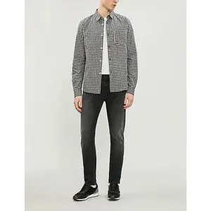 7 For All Mankind Slimmy Tapered Jeans - Washed Black