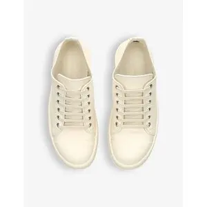 Rick Owens Toe-cap Leather Low-top Trainers