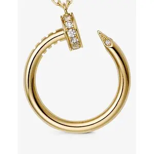Cartier Juste Un Clou Diamond Pendant Necklace - Yellow Gold