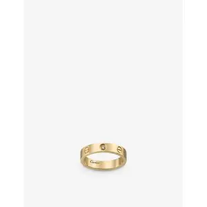 CARTIER Mini Love 18ct Yellow-gold And Diamond Wedding Band - Yellow Gold