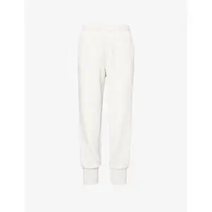 Varley Slim Cuff Relaxed-fit Jogging Bottoms - Ivory Marl