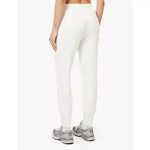 Varley Slim Cuff Relaxed-fit Jogging Bottoms - Ivory Marl