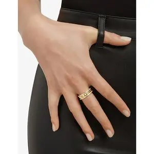 BVLGARI B.zero1 18ct Yellow-gold And Diamond Ring