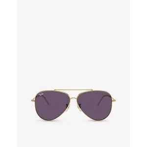 Ray-ban Aviator Metal Sunglasses - Gold