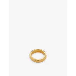 Monica Vinader 18ct Yellow-gold Vermeil Sterling-silver Stacking Ring - Yellow Gold