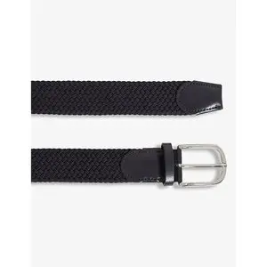 REISS Elmont Plaited Leather-blend Belt
