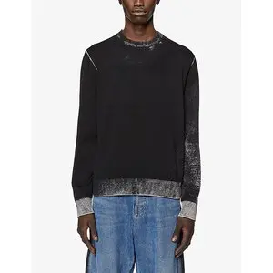 DIESEL® K-larence Contrast-hem Cotton Jumper