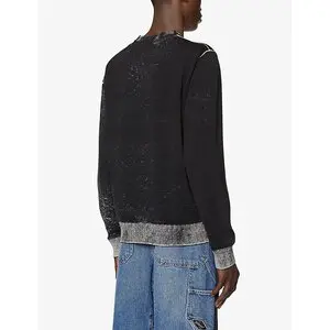 DIESEL® K-larence Contrast-hem Cotton Jumper