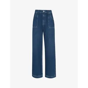 Whistles Raya Wide-leg High-rise Jeans