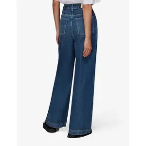 Whistles Raya Wide-leg High-rise Jeans