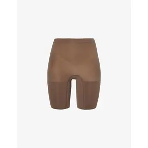 Spanx Sculpt™ Seamless Power Mid-thigh Short - Chestnut Brown