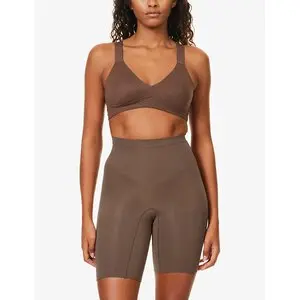Spanx Sculpt™ Seamless Power Mid-thigh Short - Chestnut Brown