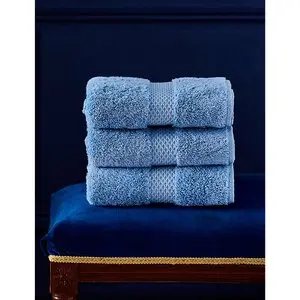YVES DELORME Etoile Super-king Cotton-blend 92cm X 160cm - Azur