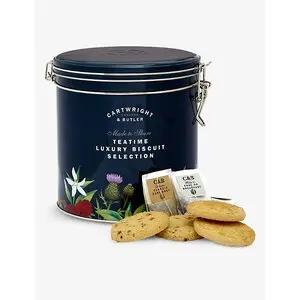 CARTWRIGHT & BUTLER Tea Time Selection Biscuit And Tea Barrel 580g - One-color