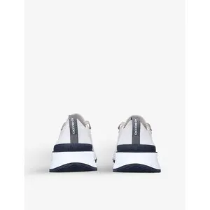 Brunello Cucinelli Brand-embossed Knitted Low-top Trainers - White