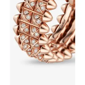 Cartier Clash De 18ct Rose-gold And 0.63ct Diamond Ring