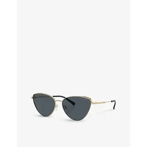 Michael Kors Mk1140 Cortez Cat-eye Sunglasses - Gold