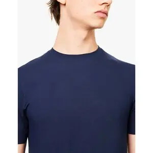 Zimmerli Pureness Round-neck Stretch-woven T-shirt
