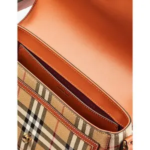Burberry Check-print Cross-body Bag - Briar Brown