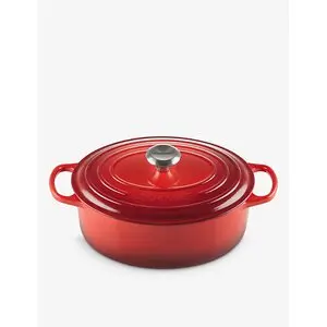 LE CREUSET Signature Oval Cast-iron Casserole Dish 29cm Cerise