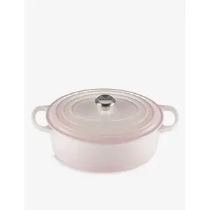 LE CREUSET Signature Oval Cast-iron Casserole Dish - Shell Pink