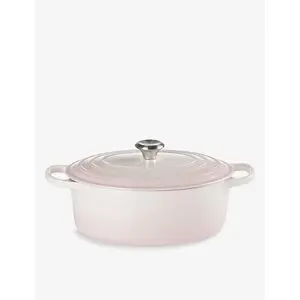 LE CREUSET Signature Oval Cast-iron Casserole Dish - Shell Pink