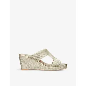 Carvela Gala Rope-effect Woven Heeled Sandals